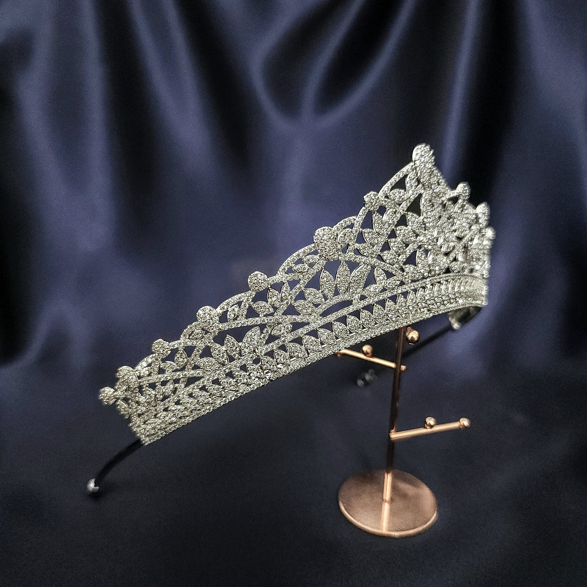 Charmaine Grand Crown – Eve Roberts Bridal